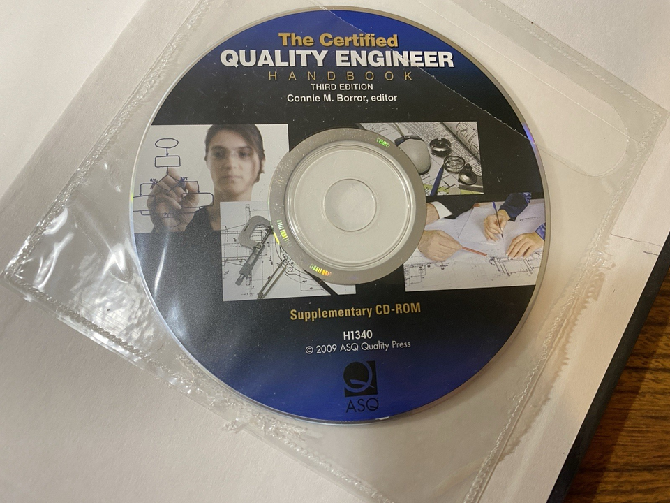 CQE Certified Quality Engineer + CD-ROM | Official ASQ Quality Engineer ...