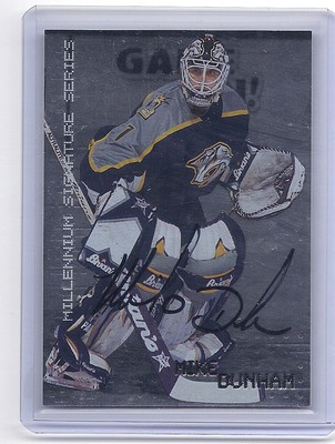 99-00 1999-00 BE A PLAYER MILLENNIUM MIKE DUNHAM AUTOGRAPH 142 ...