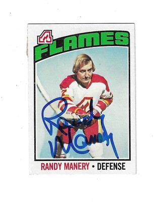 Randy Manery 1976-77 Topps Card # 24 Signed | eBay