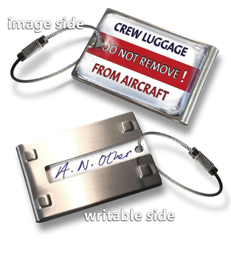Crew-DoNotRemoveFromAircraft(Writable Reverse) Tag | eBay.de