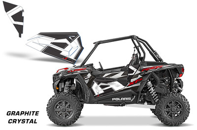 AMR Racing Graphic Wrap Kit Polaris RZR 1000 UTV Door Inserts 2014 ...
