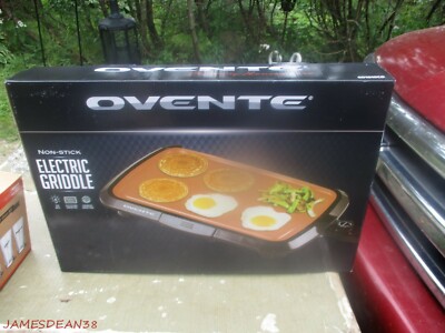 Ovente Electric Griddle 1200W, Large Non-Stick Plate+Temperature ...