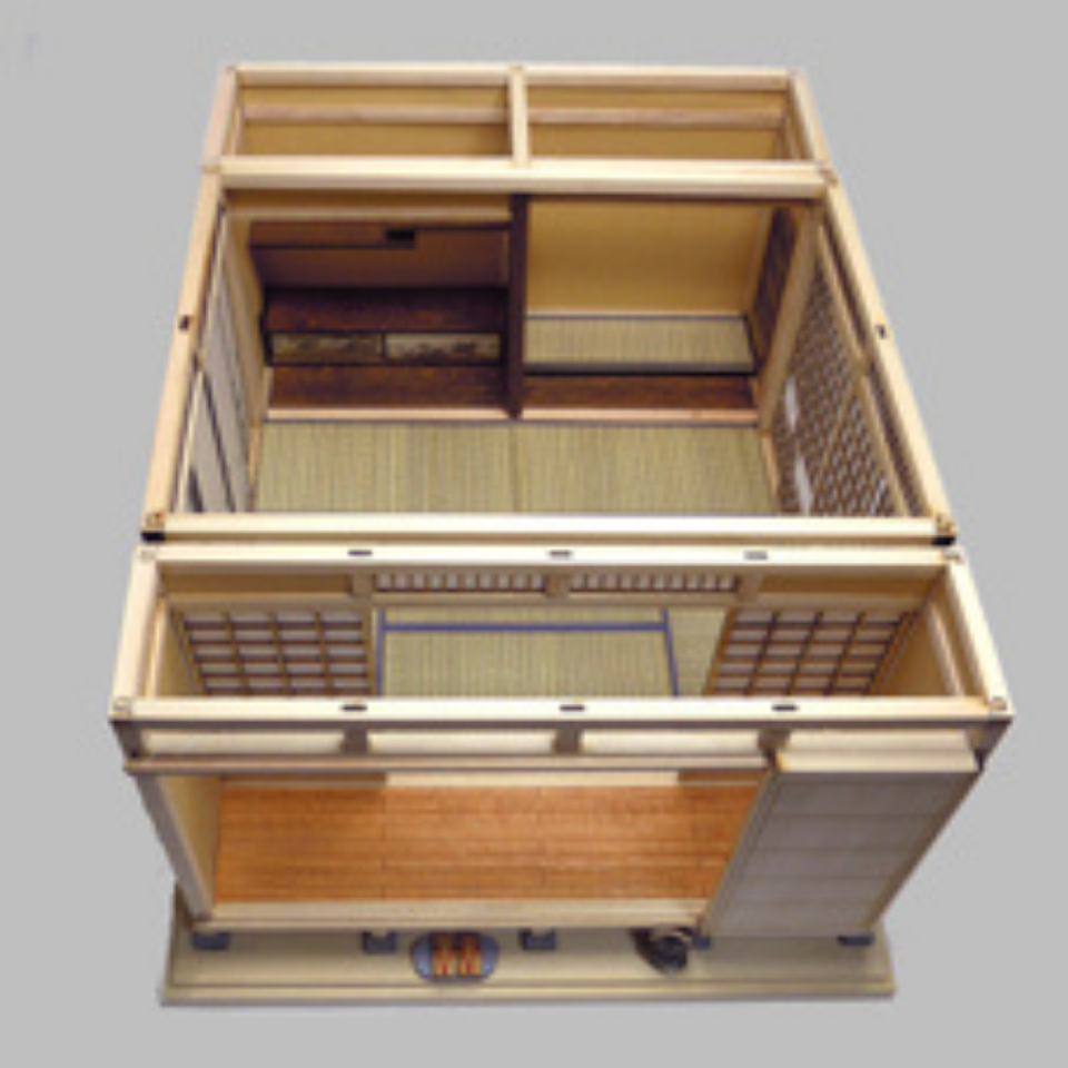 1:12 Japanese-style Room SET of 3 Doll House Handmade Miniature Figure ...