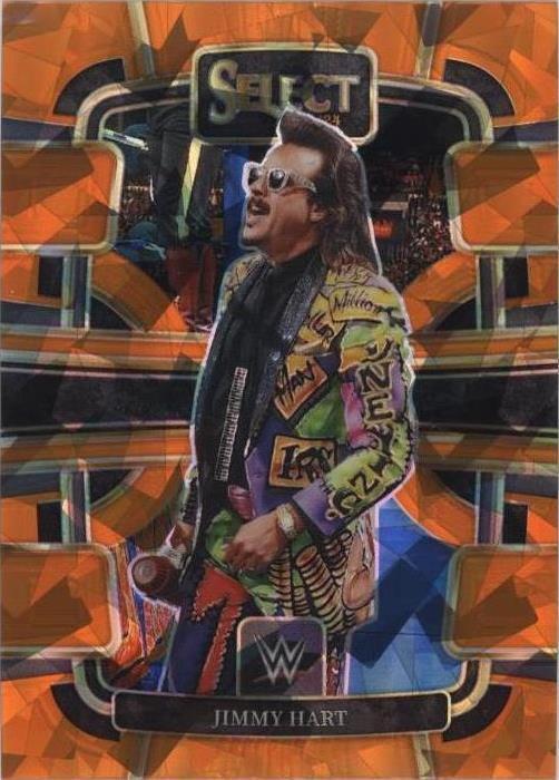 2024 Panini Select WWE - Concourse Jimmy Hart #47 Orange Ice Prizm for ...