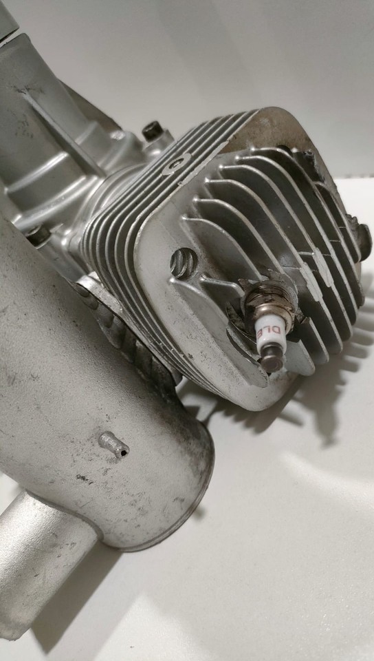 DLE 120CC Twin Cylinder Two Stroke Side Exhaust Gasoline Engine for RC Airplane | eBay