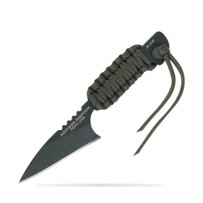 TOPS Mini Hoffman Harpoon Fixed Blade Knife 4.5" 1095 Steel Black ...