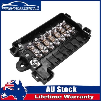 7 Way Multi Midi Mega Fuse Block Box Holder 12-32V FUSES INCLUDED Car ...