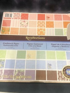Recollections 12x12 Designer Scrapbook Crafting Paper Stack | eBay