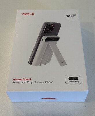 iWALK MAG-X Magnetic Wireless Power Bank Stand, 5000mAh Portable ...