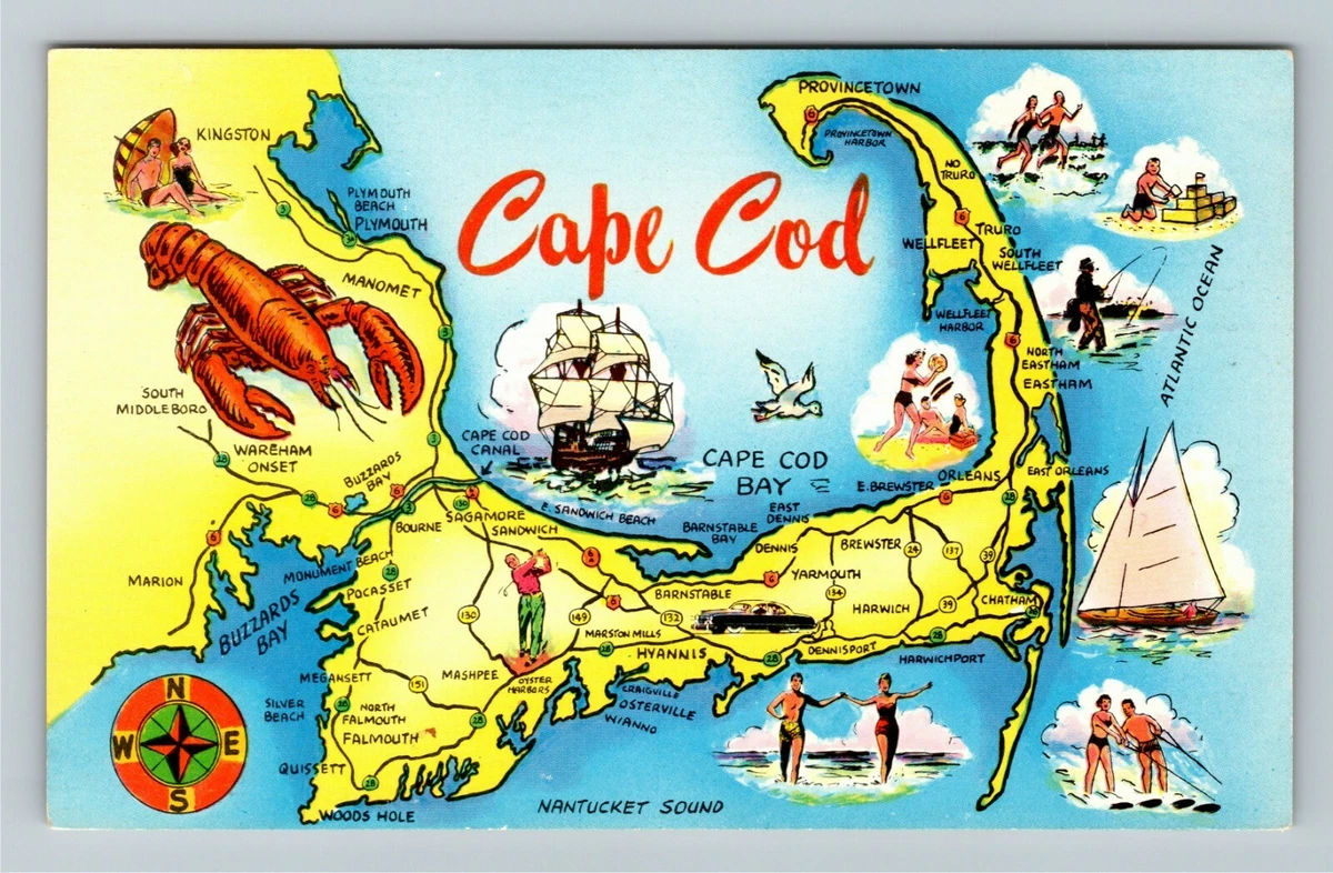Cape Cod Road Map