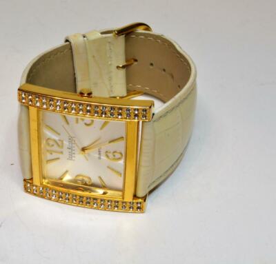 Joan Rivers Classics quartz Gold Silver color Square Crystals women ...