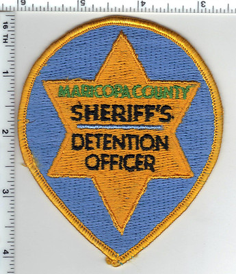 Maricopa County Sheriff Detention Officer (Arizona) Shoulder Patch new ...