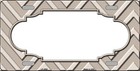 Tan Light Tan Scallop Chevron Metal Novelty License Plate Tag LP4992 | eBay
