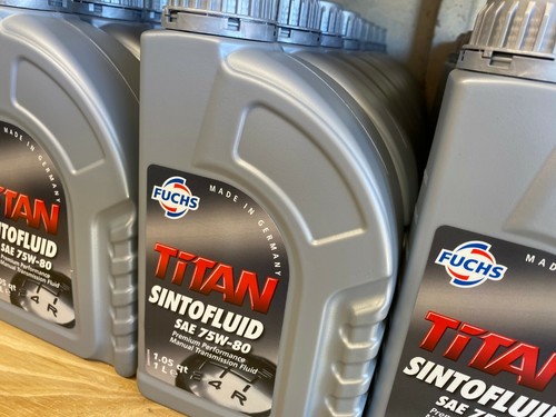 Fuchs TITAN SINTOFLUID SAE 75W-80 Gearbox Oil Fluid MTF 1 x 1 Litres 1L ...