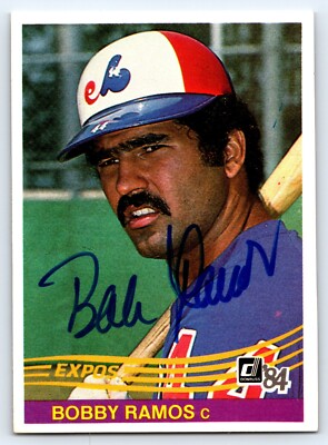 1984 Donruss Bobby Ramos #209 Autograph / Signed in person Montreal ...