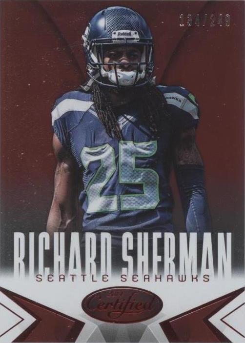 2014 Panini Certified - Richard Sherman #88 Red /249 for sale online | eBay