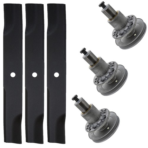 Exmark Solid Blade Spindle Kit Lazer Z AS AC Turf Tracer Ranger FMD524 ...