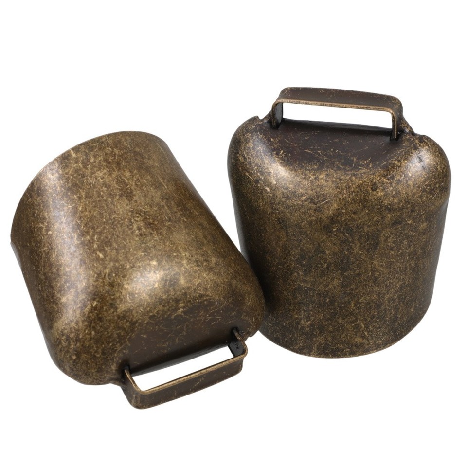 2 Pcs Thicken Bells Iron Pendant Animal Hanging Bell for Farming Sheep ...