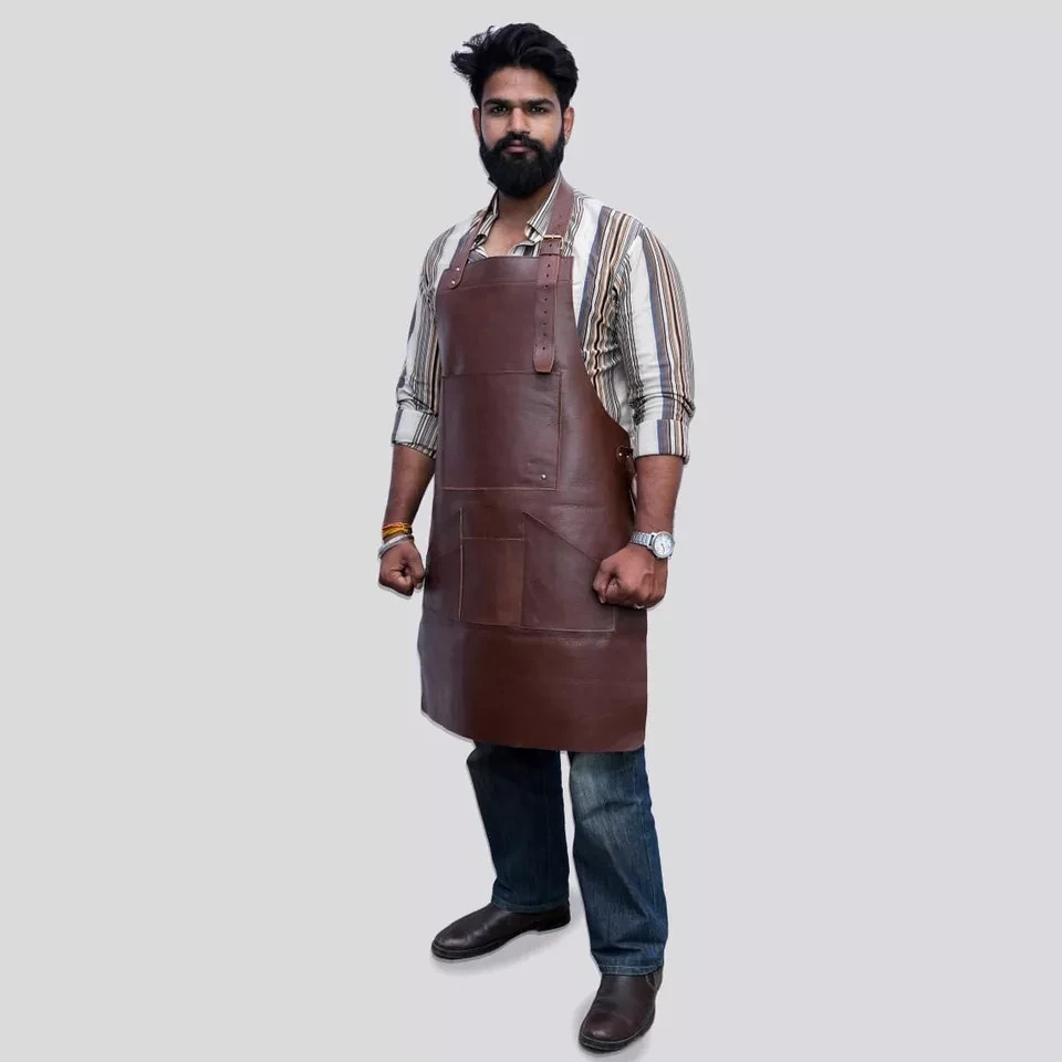 Apron Leather Butcher Chef Cooking Woodworking Bbq Brown Blacksmith ...
