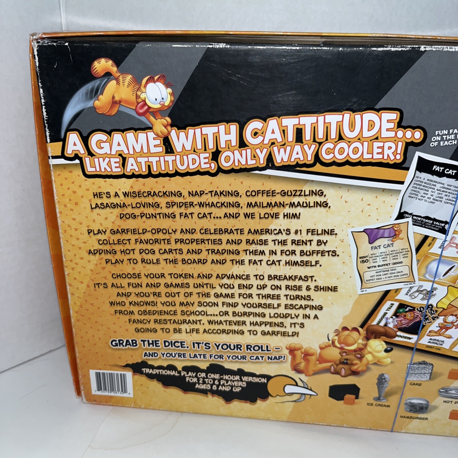 Garfield-opoly Board Game 2012 Late for The Sky Monopoly Garfield ...