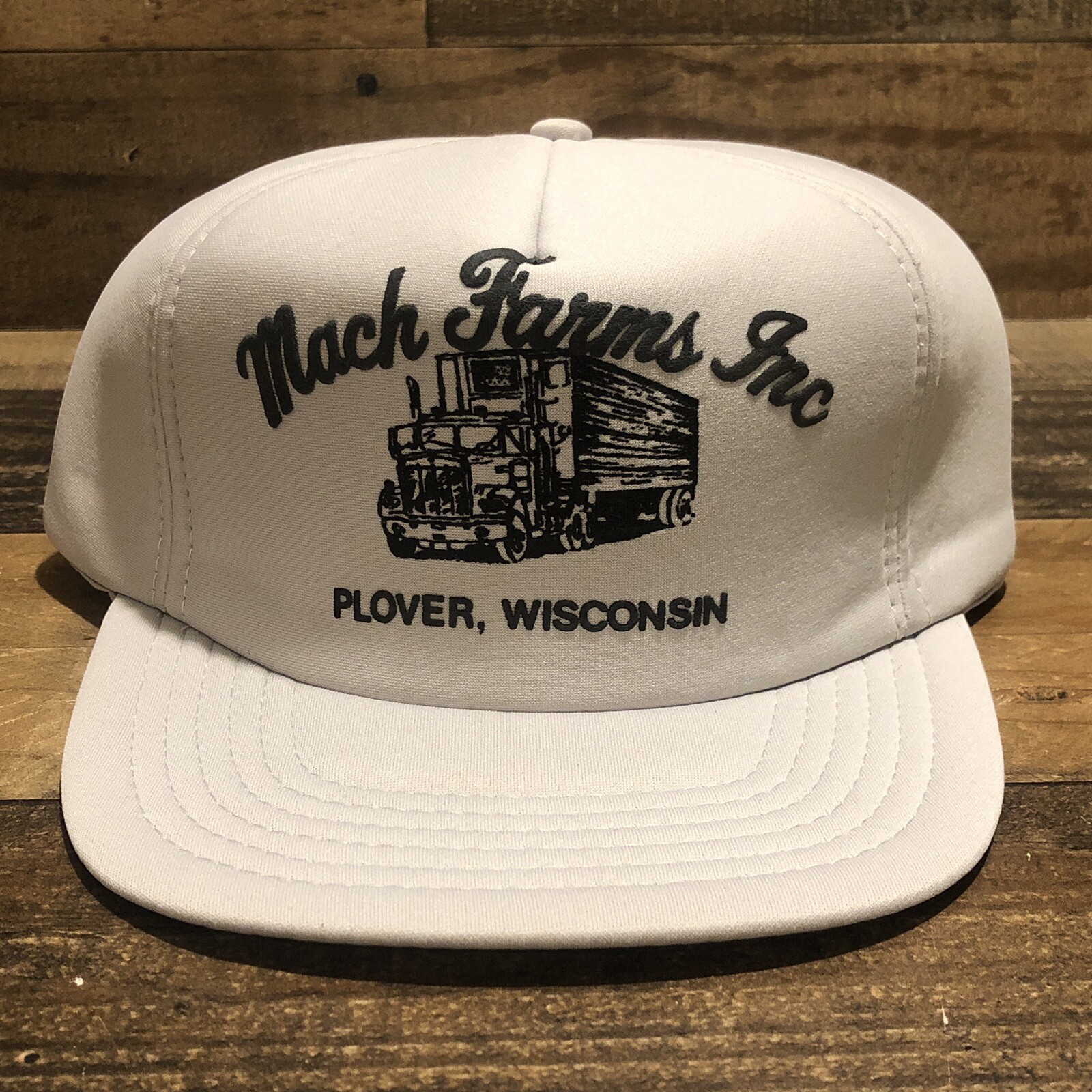 Vintage Mach Farms Hat Snapback Trucker Cap Mens 90s … - Gem