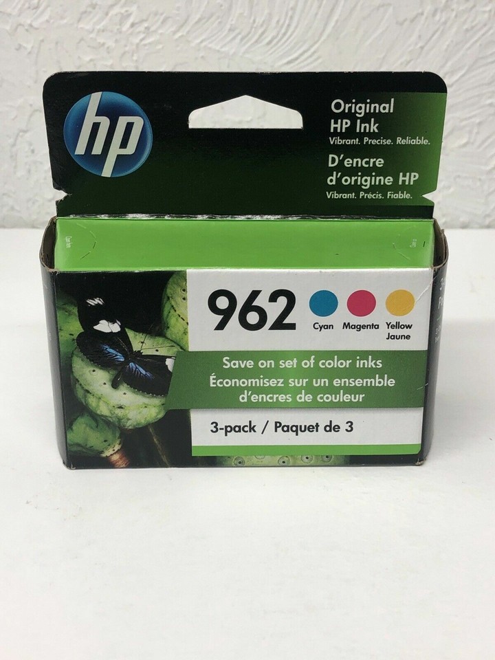 Genuine HP 962 Ink Cartridge C/M/Y-For HP 9012 9015 9020 9025 Printer ...