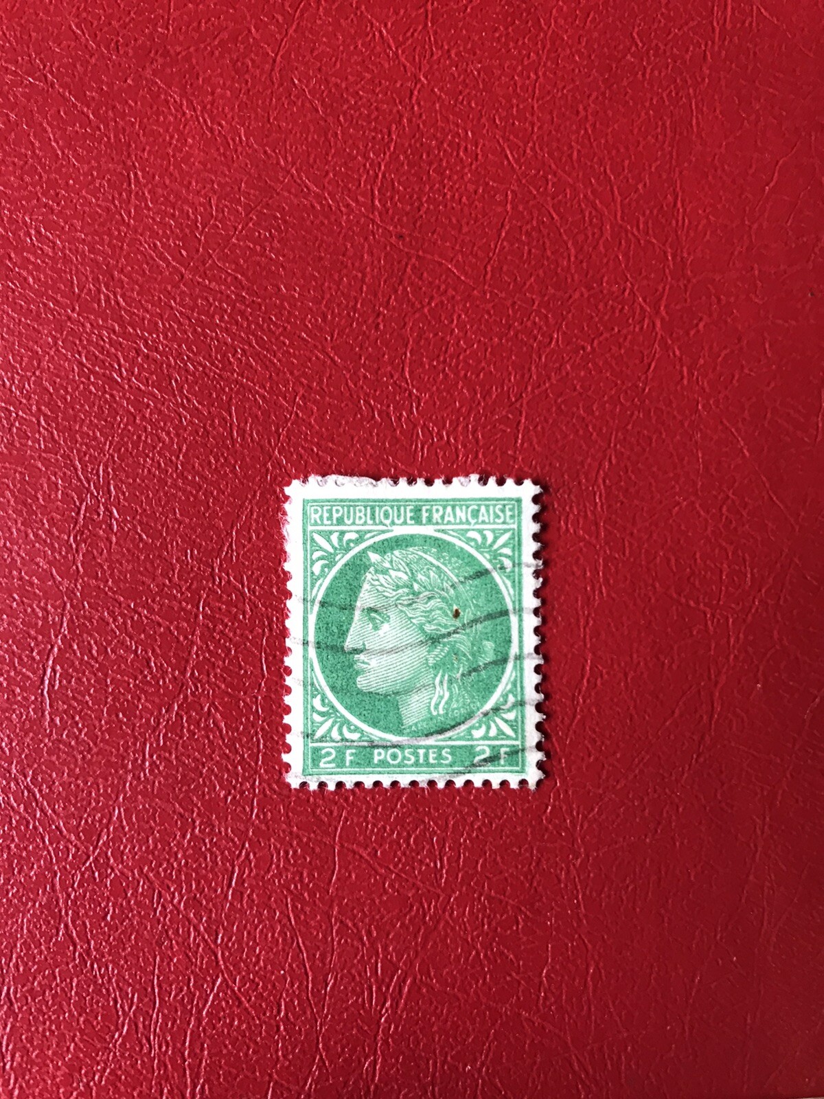 Briefmarke Frankreich Ceres Mi.Nr. 680 Grün 2F Postes Francaise 1945 ...