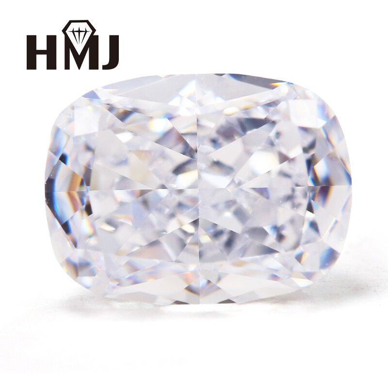 5pcs Cubic Zirconia Crushed Ice Cut AAAAA Cushion Cut Loose 5A CZ Stone ...
