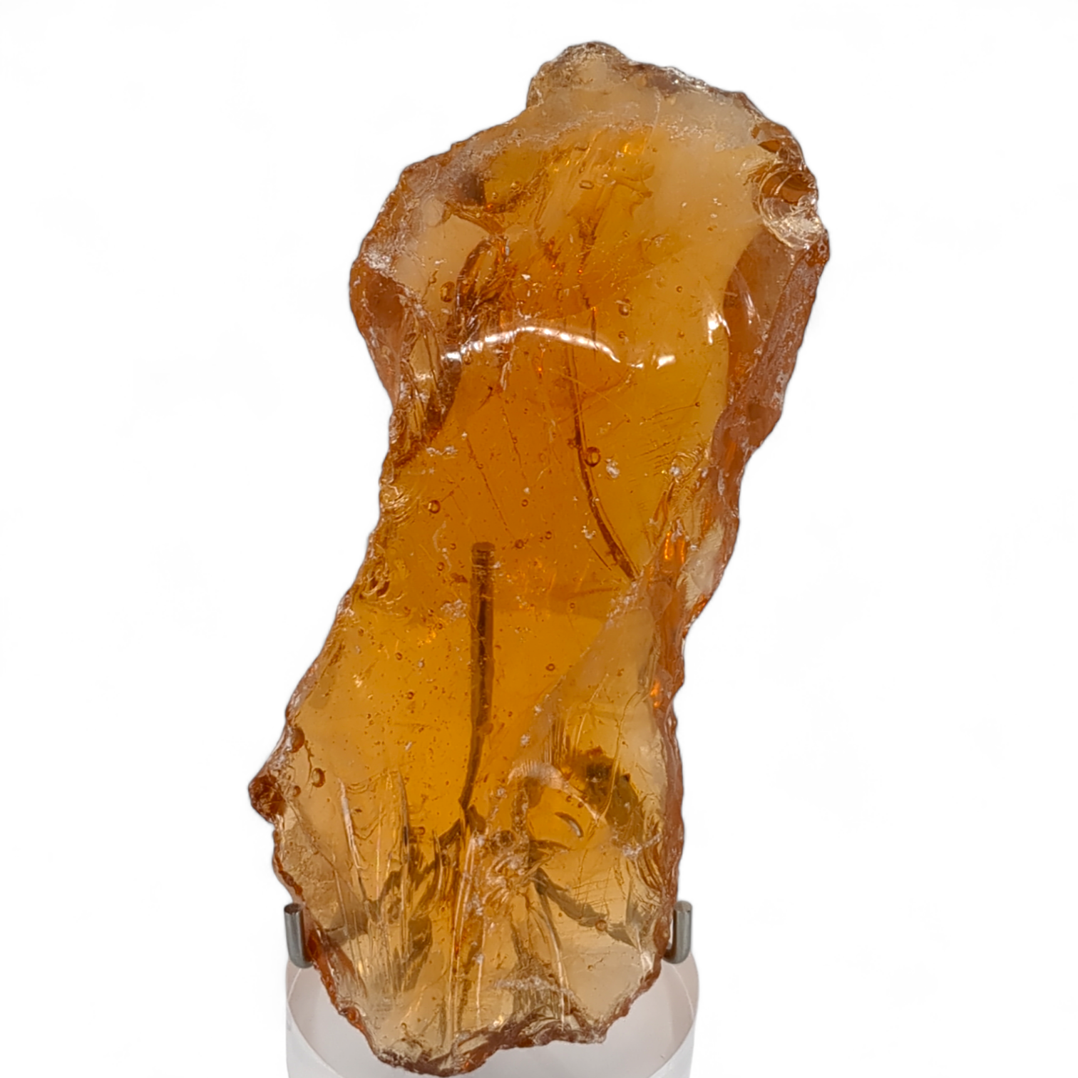 Amber Translucent Art Glass Cullet Suncatcher Garden Glass #4XL58 | eBay