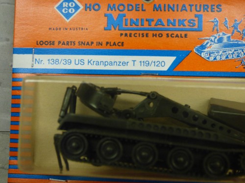 Roco Minitanks (NEW) Modern US T-119/120 Tank recovery Vehicle Lot ...