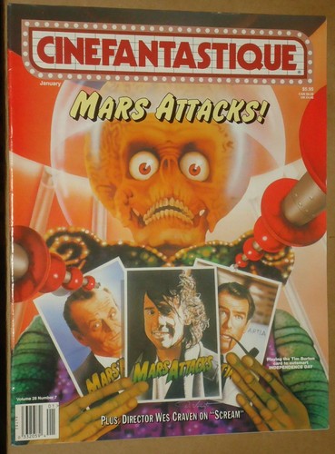 Cinefantastique Magazine Vol 28, #7 Jan 1996 Mars Attacks | eBay