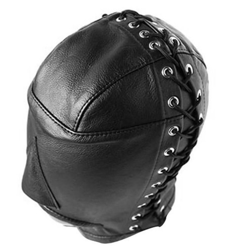 OPEN MOUTH HEAD FULL BONDAGE MASK COSPLAY GIMP ROLEPLAY SLAVE BDSM ...
