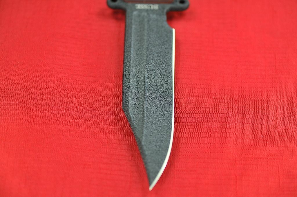 Busse Custom TGLB Prototype .285" Clip Point Bowie INFI Blade Mag Red ...