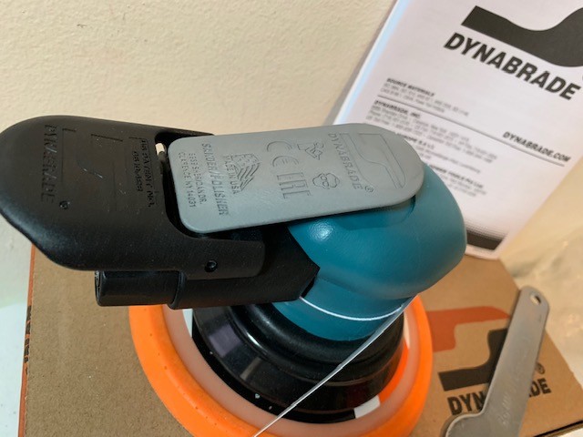 Dynabrade 59025 6" Random Orbital Sander with Wrench | 6in. | 1/4in ...