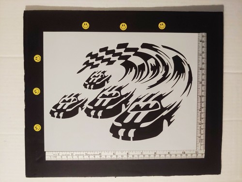 Nascar Car Auto Racing Finish Line 11" x 8.5" Custom Stencil FAST FREE ...