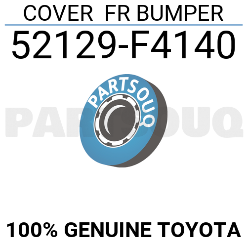 52129F4140 Genuine Toyota COVER FR BUMPER 52129-F4140 | eBay