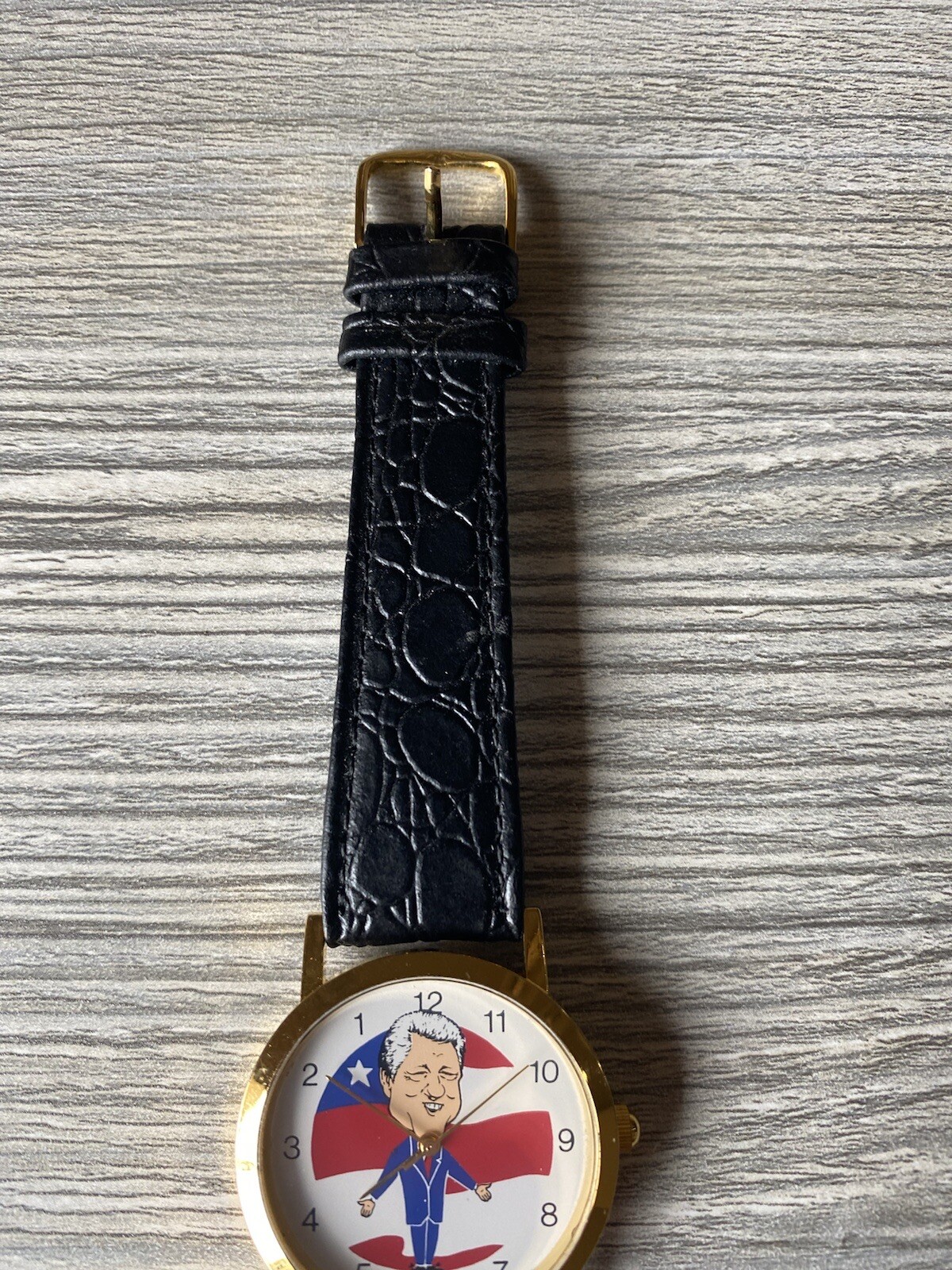 Vintage Bill Clinton Watch - Quartz - Looks Very Good - Untested- Runs ...