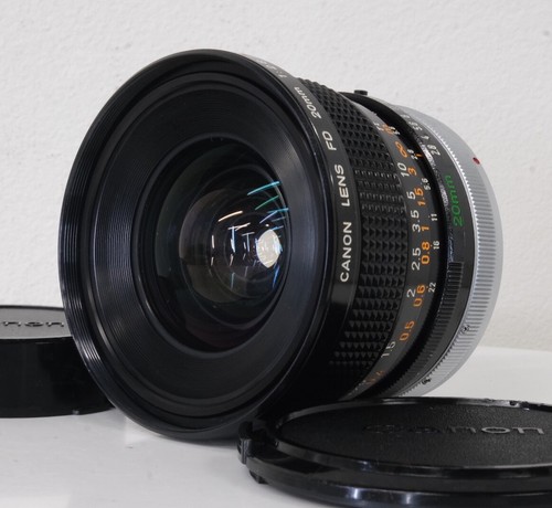 [MINT+++] Canon FD 20mm f/2.8 S.S.C. SSC SLR MF Ultra Wide Angle Lens ...
