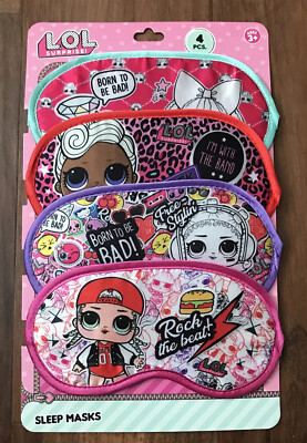 LOL Surprise Girls 4 Piece Sleep Mask Kids Party Favors Loot Bag Goody ...