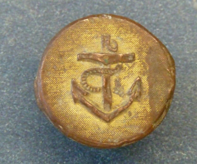 vintage metal navy anchor button | eBay