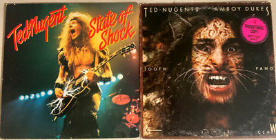 Ted Nugent (2) PROMO LPS LOT tooth fang & claw, state of shock | eBay