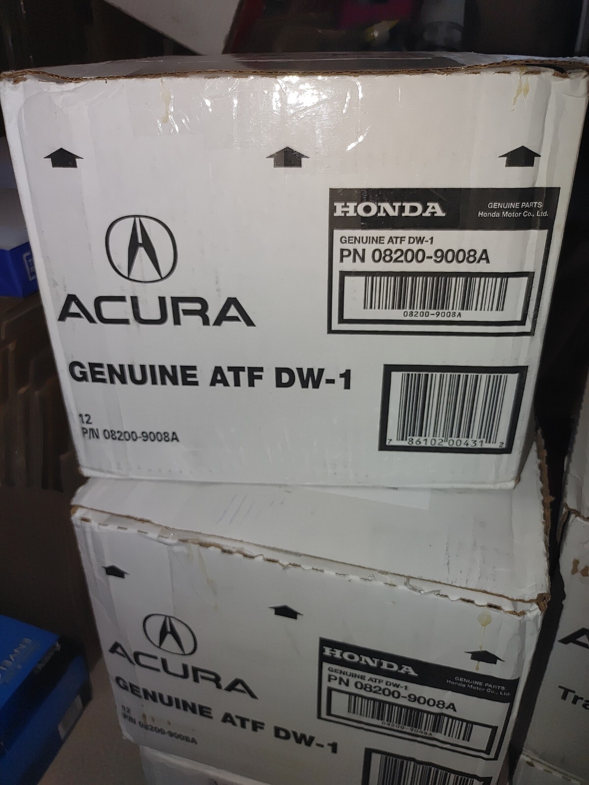 12-QTS Genuine Honda Acura AUTO Transmission Fluid OEM ATF DW-1 08200 ...