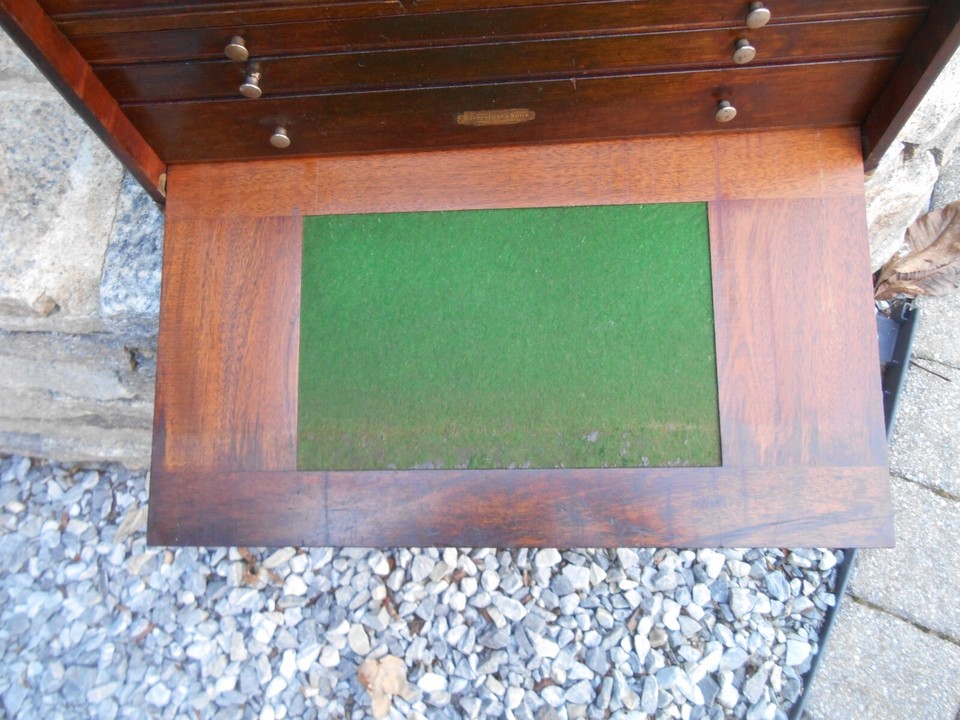 GERSTNER 11 DRAWER MAHOGANY TOOL CHEST WITH KEY , S | eBay