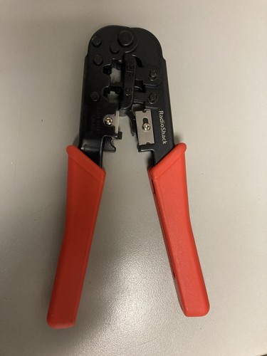 RadioShack Modular ethernet phone Crimping Tool 4/6/8pin 5 RJ11 RJ12 ...