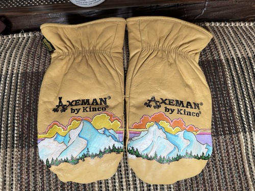 Custom painted Kinco Men's Axeman Cowhide Leather Insulated Work ...