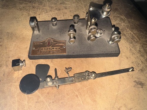 Vibroplex Champion Morse code bug Telegraph Key Keyer ham radio Vintage ...