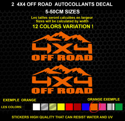 4x4 off road sticker Genuine decal sticker WATERPROOF | eBay