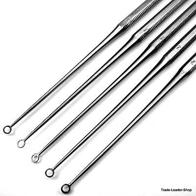 Set 5 Buck ear curette blunt straight Fig. 2 ENT 16 cm Surgical loop ...