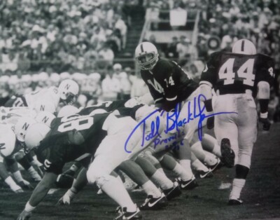 1982 PENN STATE NITTANY LIONS- TODD BLACKLEDGE AUTOGRAPH 8x10 ACTION ...