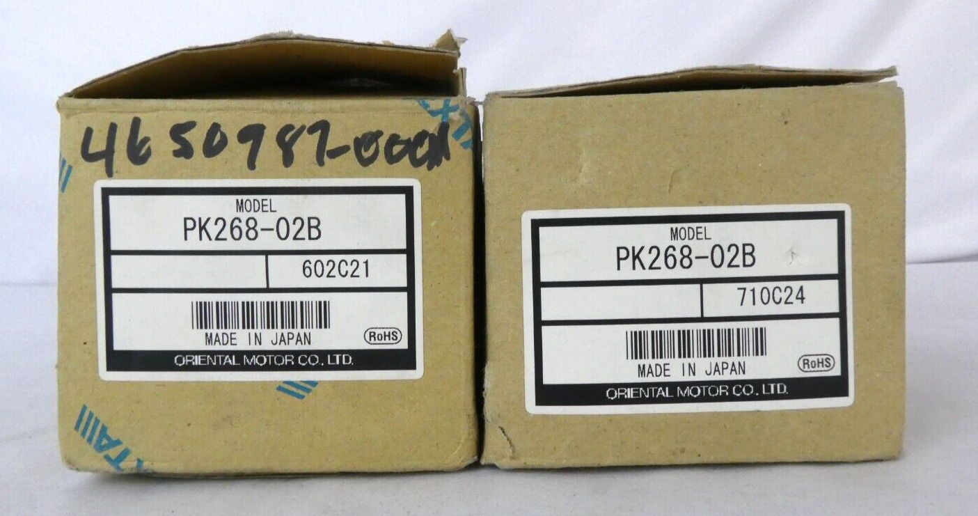 Oriental Motor PK268-02B 2-Phase Stepping Motor VEXTA AMAT P5000 Lot of ...